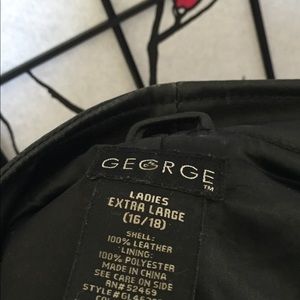 George | Jackets & Coats | Genuine Leather Jacket | Poshmark